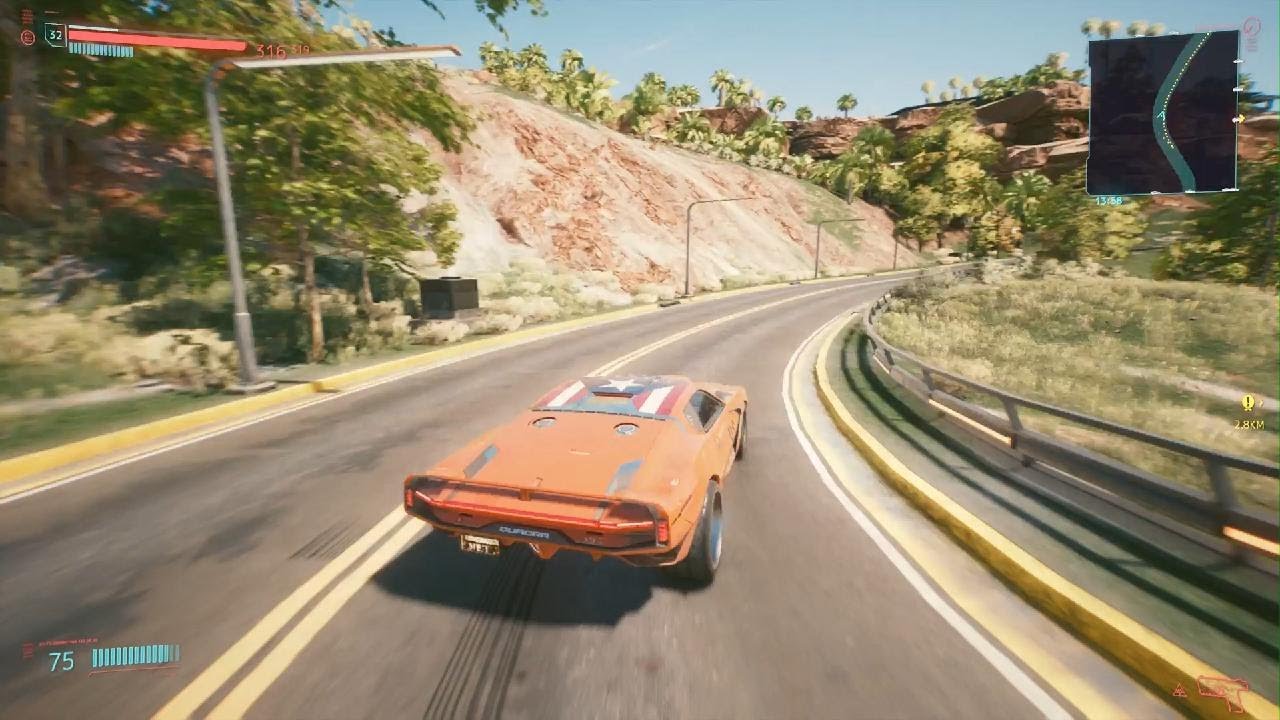 TYPE-66 JEN ROWLEYでドライブ【サイバーパンク2077 パッチ1.23】 - YouTube