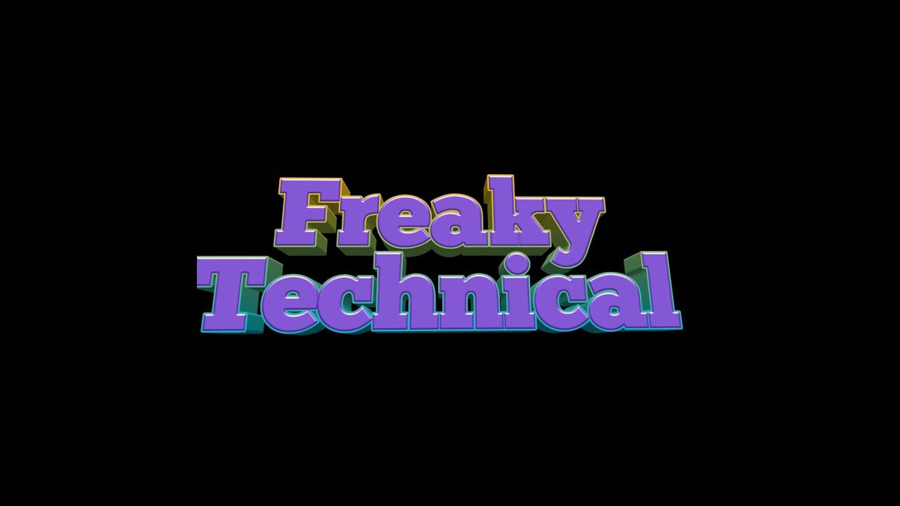 Freaky technical intro. - YouTube