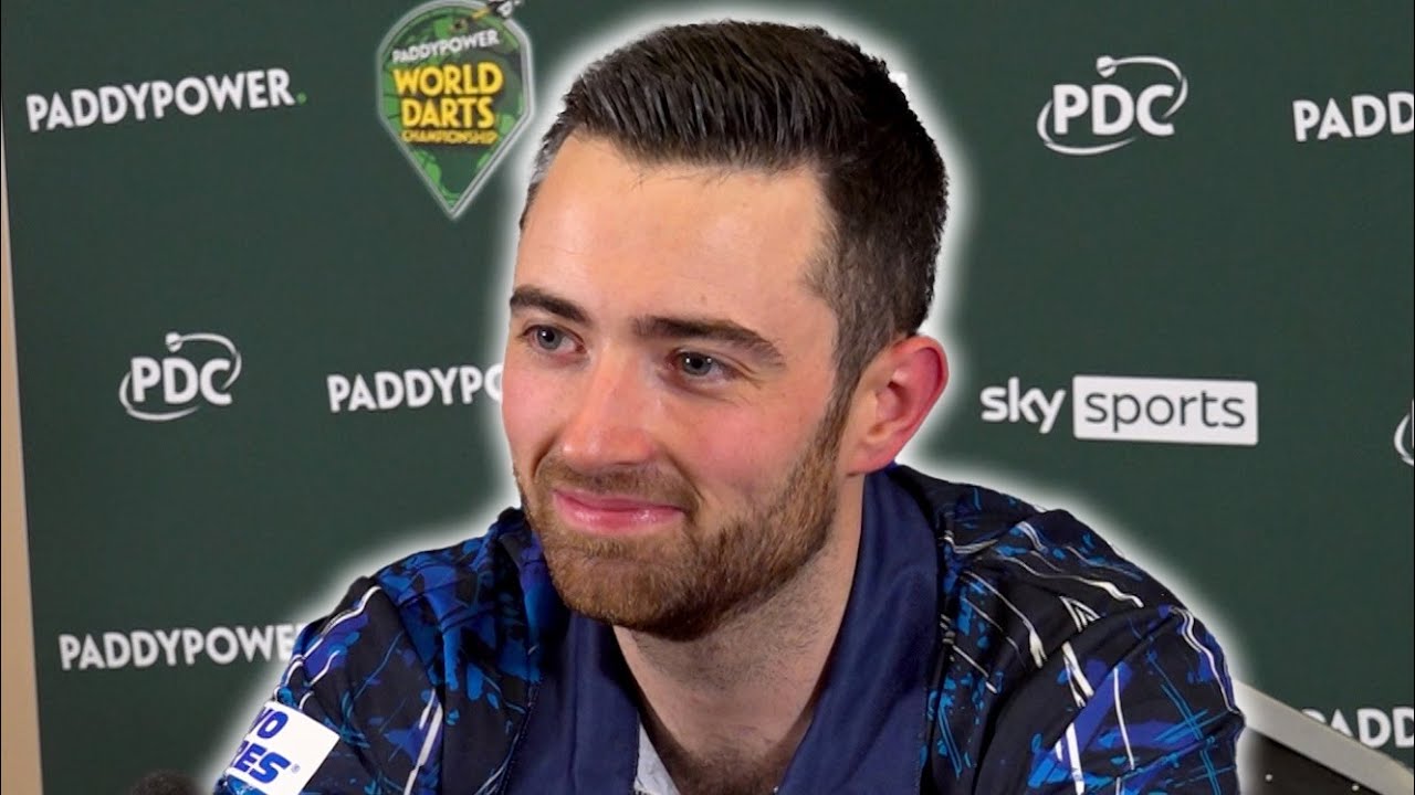 Luke Humphries press conference after winning the PDC World Darts ...