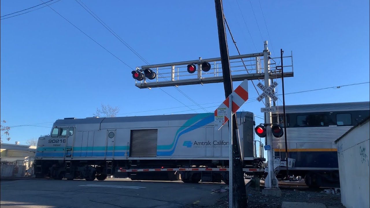 Amtrak California 90218 San Joaquins Train 716 East - S. Pilgrim St ...