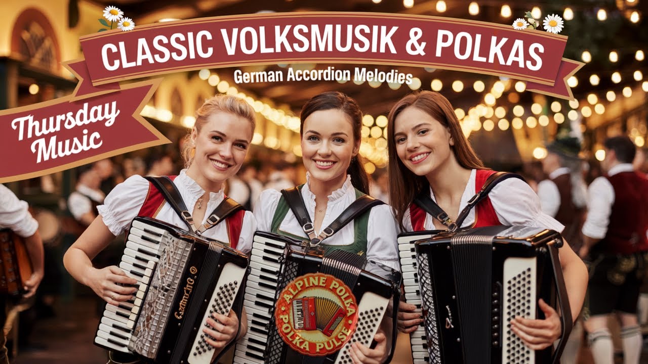🎷Nostalgic German Folk Music Live – Beautiful German Traditional Folk ...