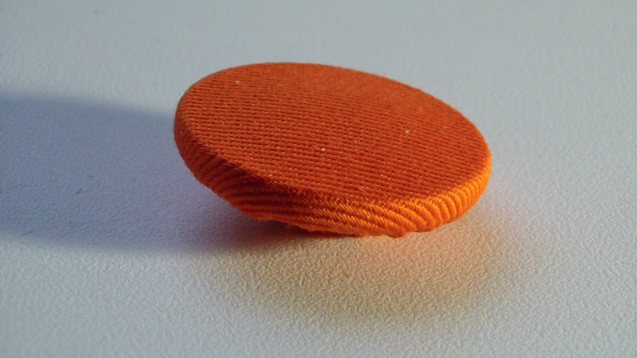 How to make Covered Buttons with Shank - YouTube