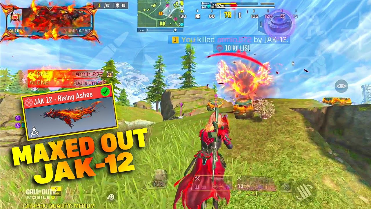 FULL MAXED OUT MYTHIC JAK-12 😍 in COD MOBILE !! - YouTube