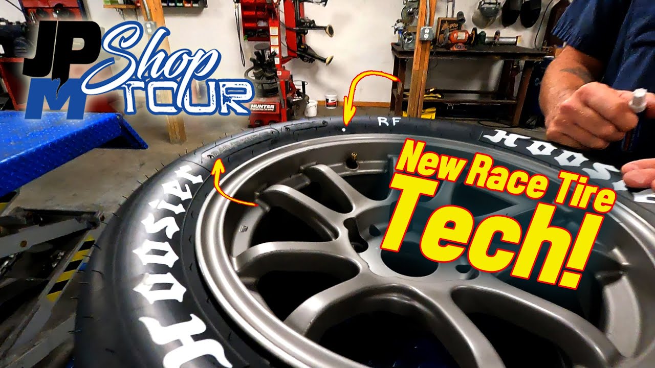 SHOP TOUR - New Race Tire Tech Session, Plus Other Runoffs Prep - YouTube