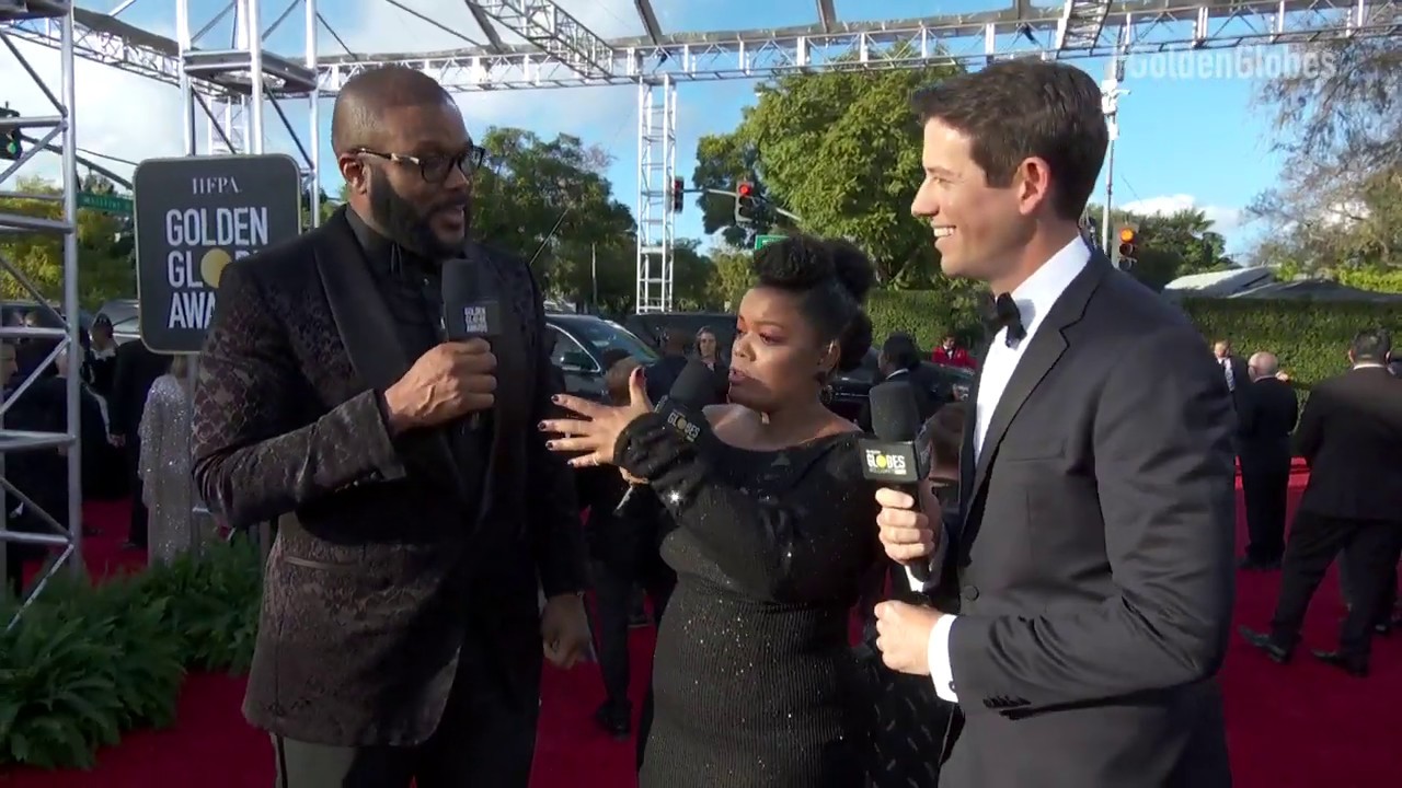 Tyler Perry Red Carpet Interview - Golden Globes 2019 - YouTube
