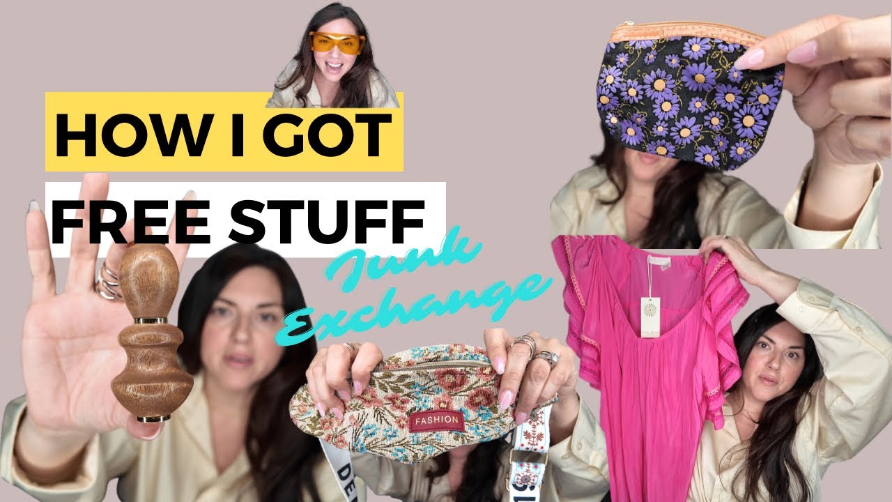 Junk Exchange for FREE Secondhand Stuff (+Haul) - YouTube