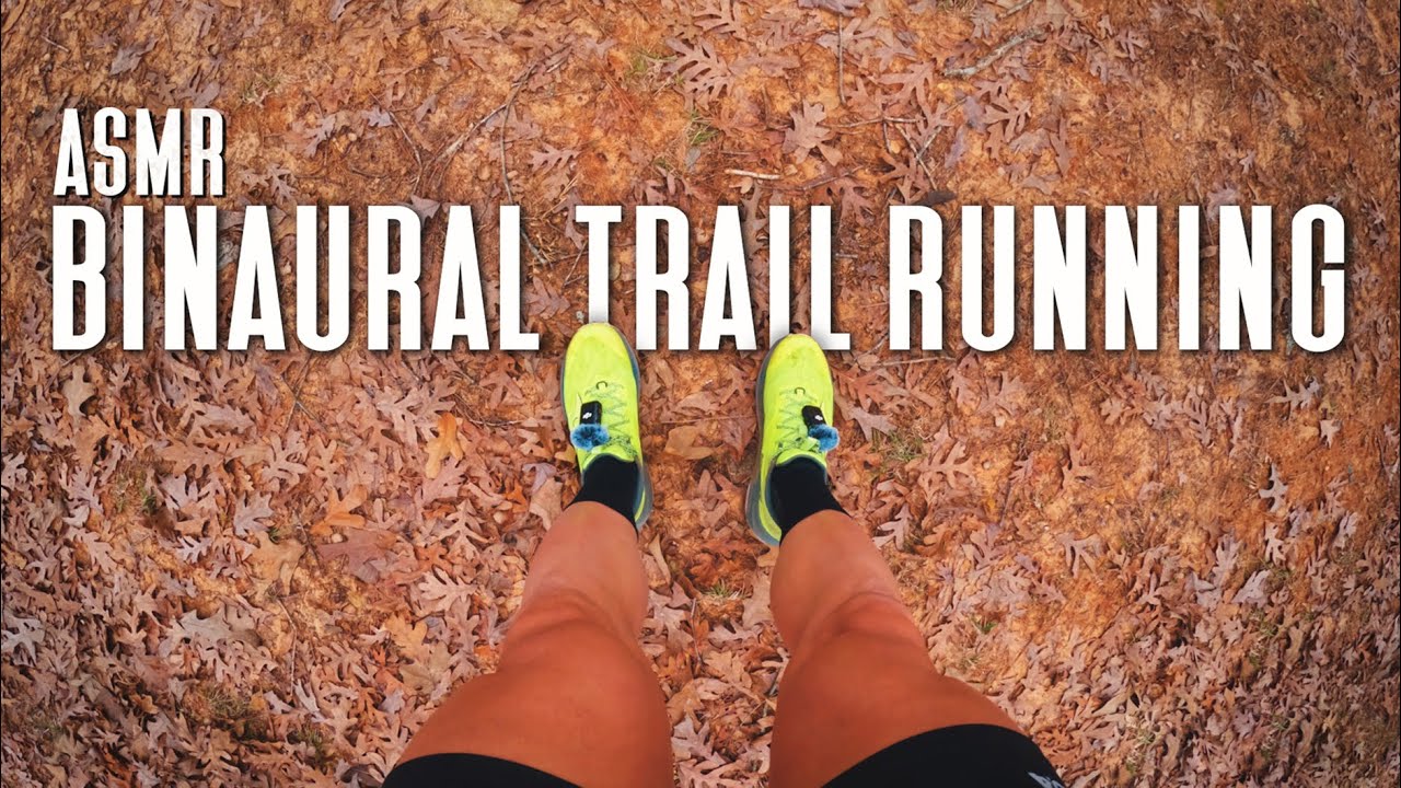 ASMR Binaural Trail Running | Trail Run Sounds for Relaxation ...