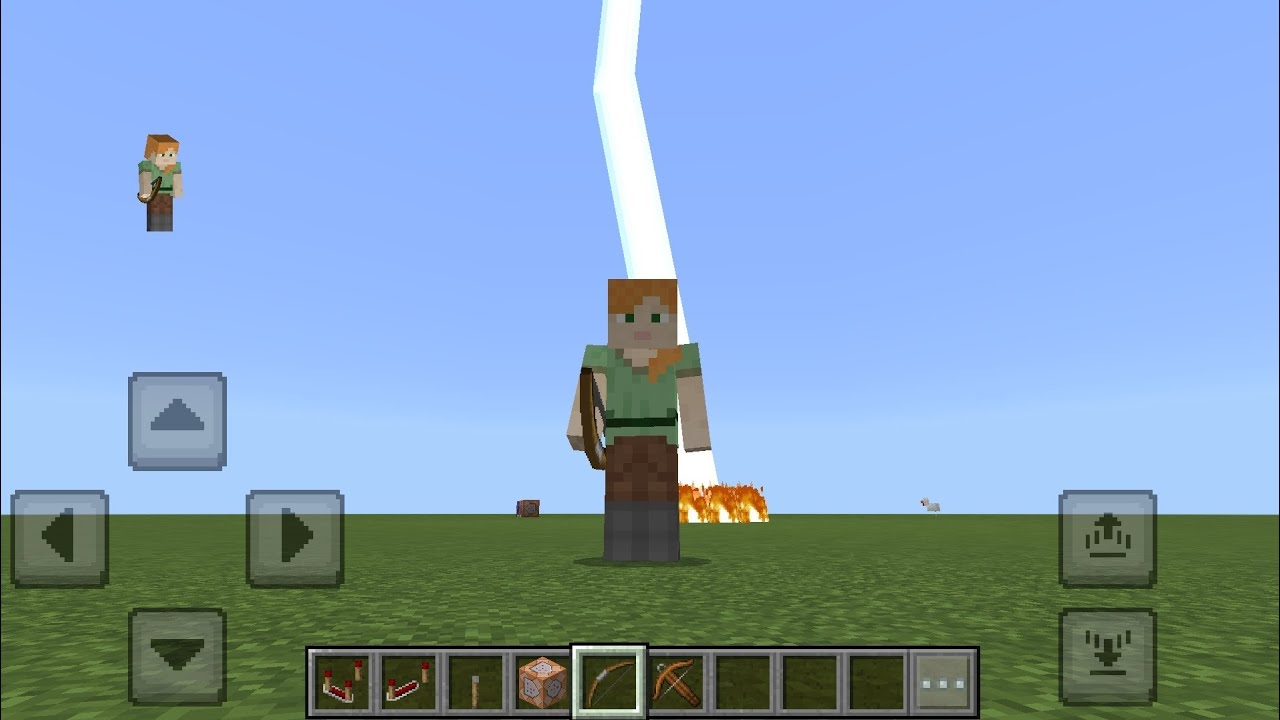 How to make lightning arrows in minecraft - YouTube