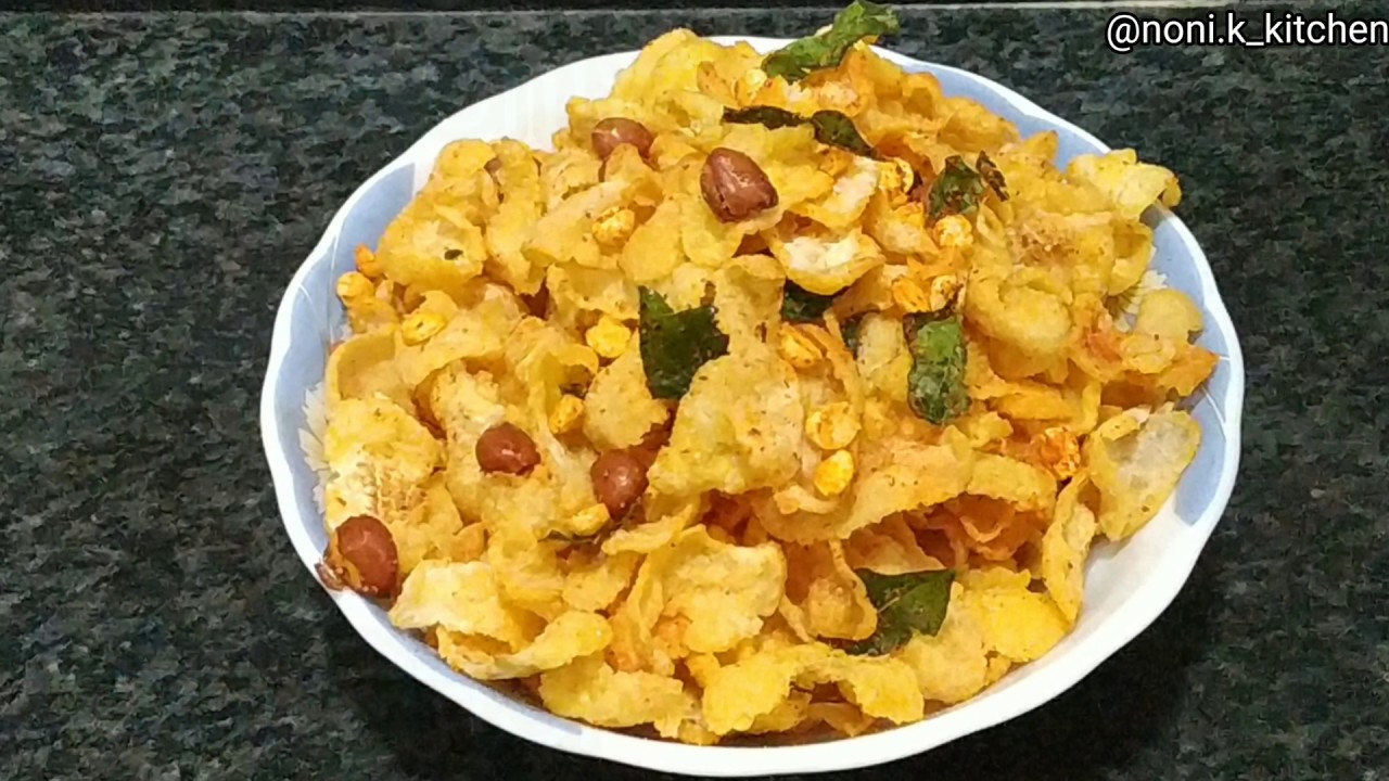 Makka chivda / मक्का चिवड़ा | Evening snacks || quick simple snacks ...