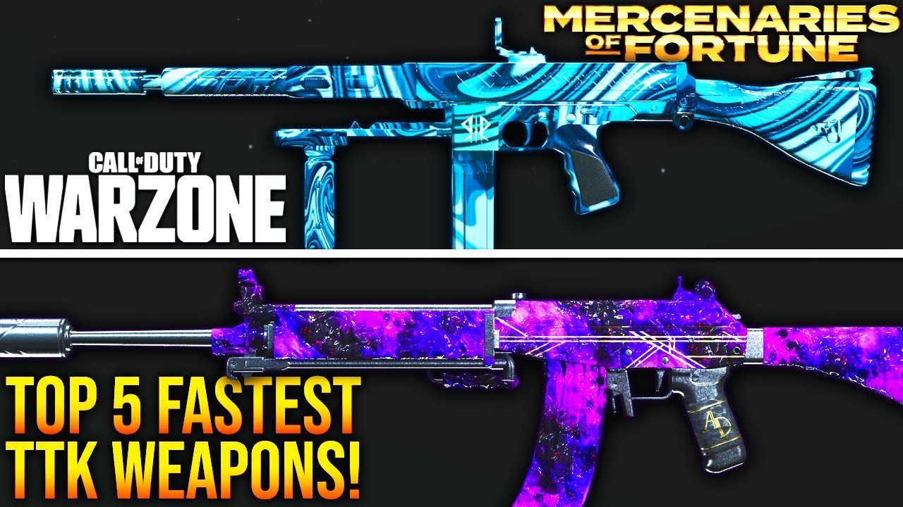 WARZONE: Top 5 BEST TTK LOADOUTS In Season 4! (WARZONE Fastest TTK ...