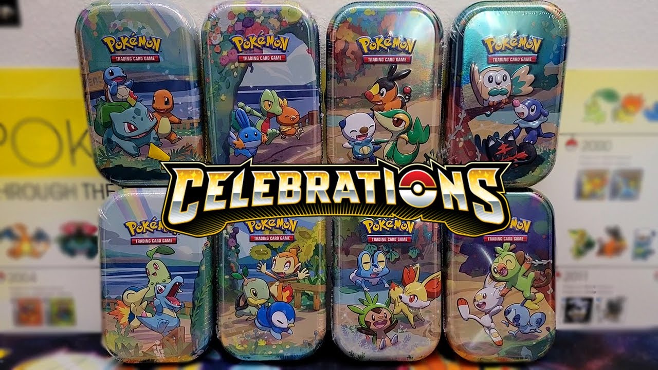 Opening EVERY Pokémon Celebrations Mini Tin!! - YouTube