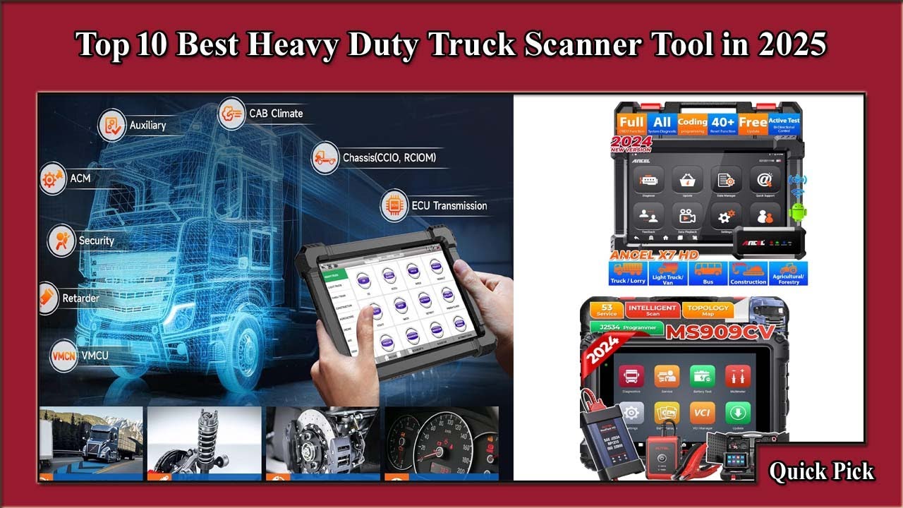 Top 10 Heavy Duty Truck Scanner Tools You Won't Believe Exist in 2025 ...