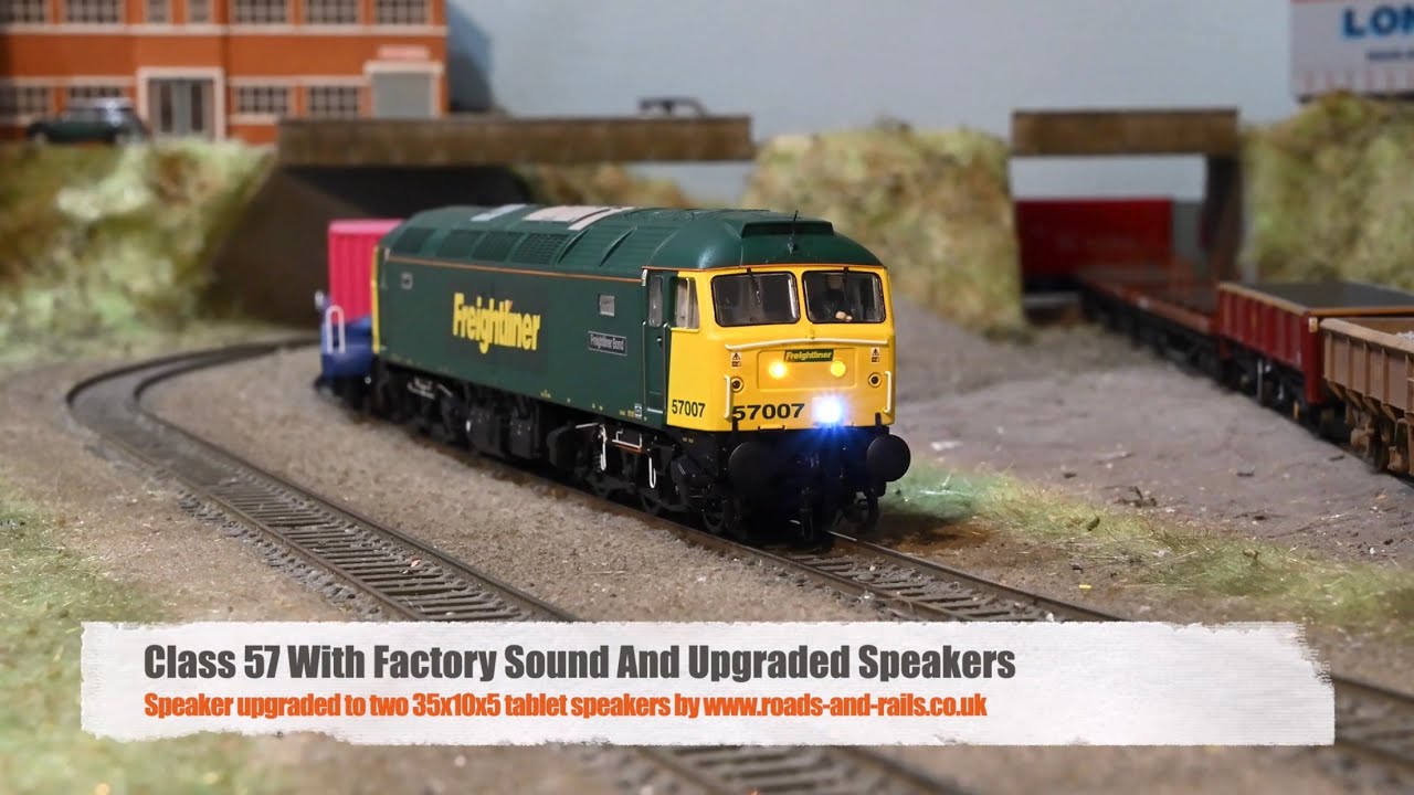 Bachmann Class 57 With Factory Sound And Upgraded Speakers - YouTube