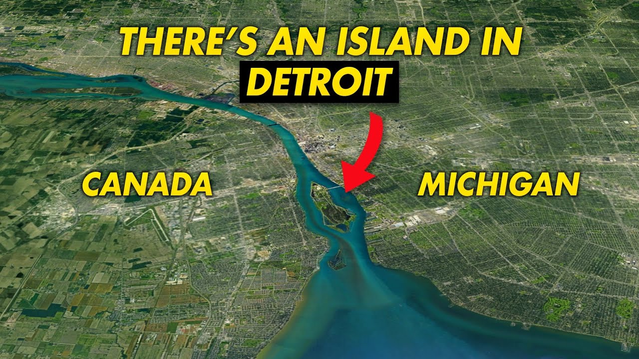 There's an ISLAND in DETROIT! - YouTube