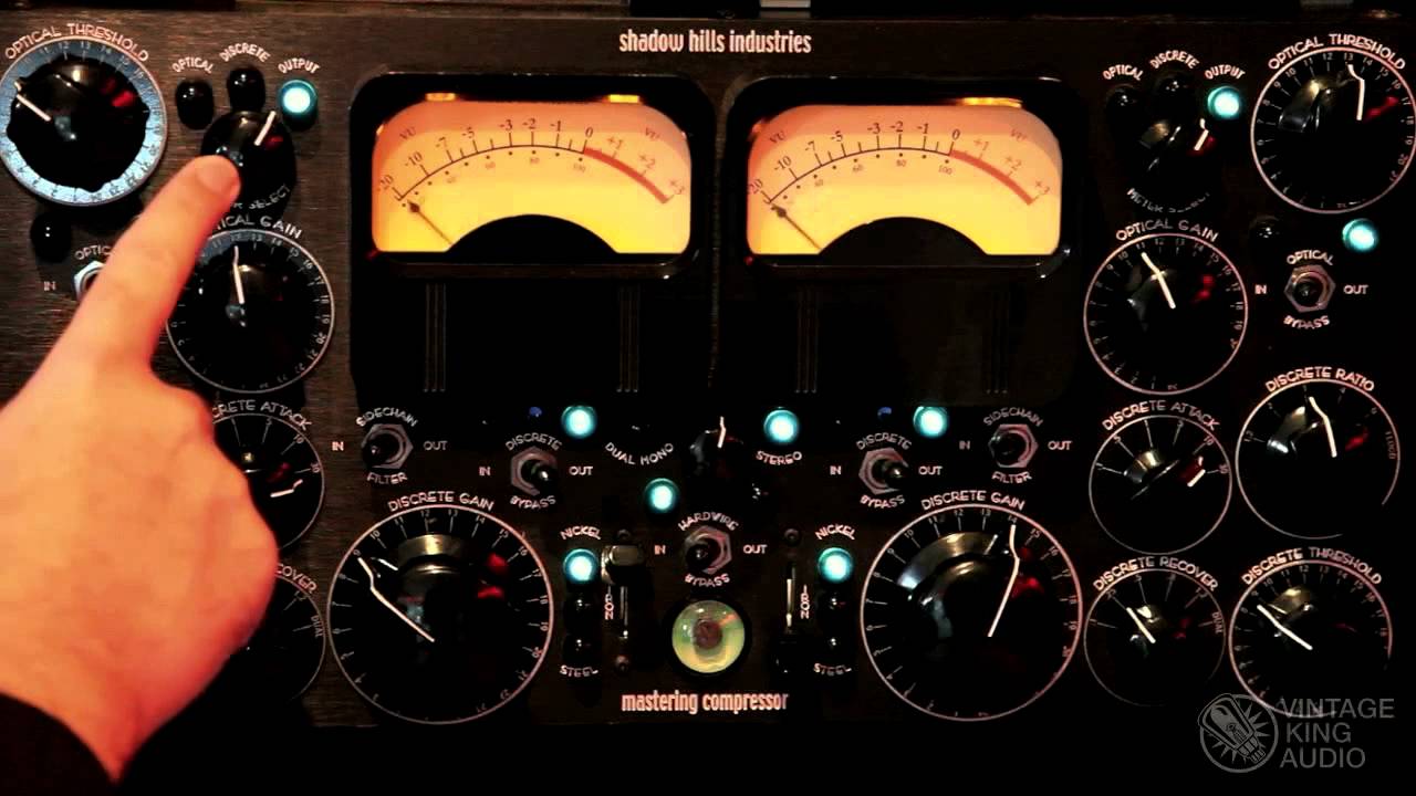 Shadow Hills Mastering Compressor @ VKLA - YouTube