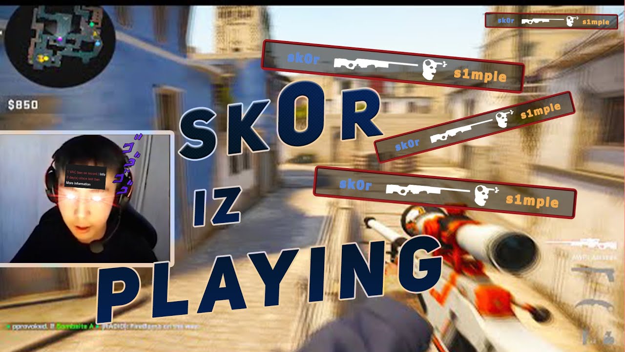 sk0r IZ PLAYING | Mongolian s1mple - YouTube