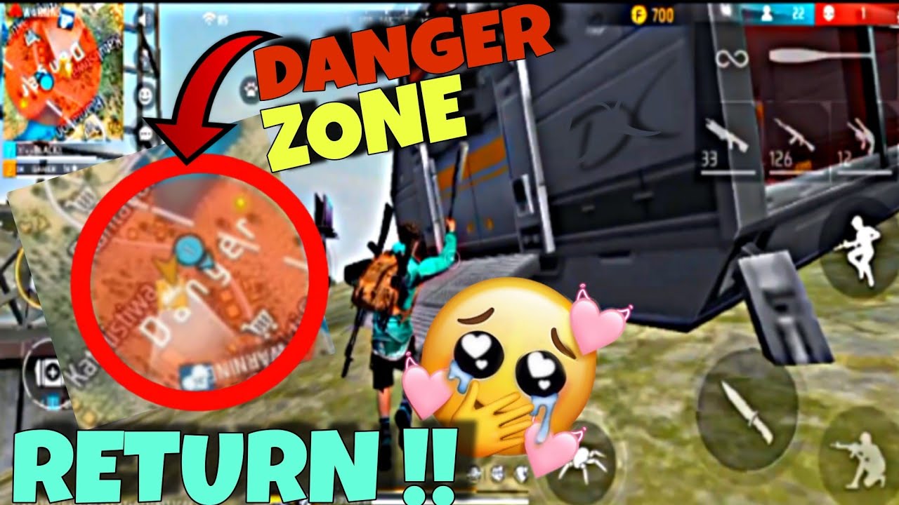 Finally! Danger zone Return in Free Fire Max | Danger zone ke under ...