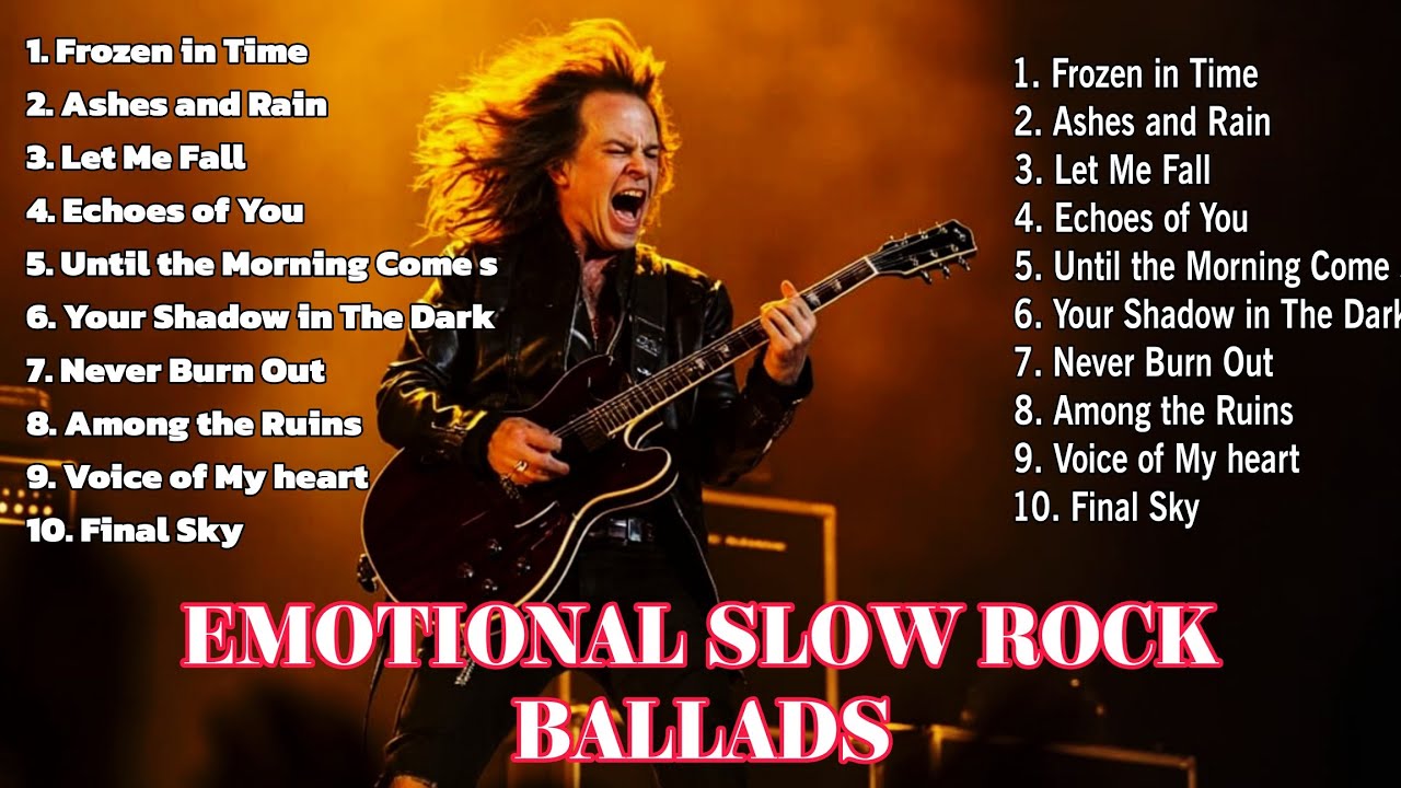 Best Emotional Slow Rock Song 2025, Top Rock Ballad, American Rock ...