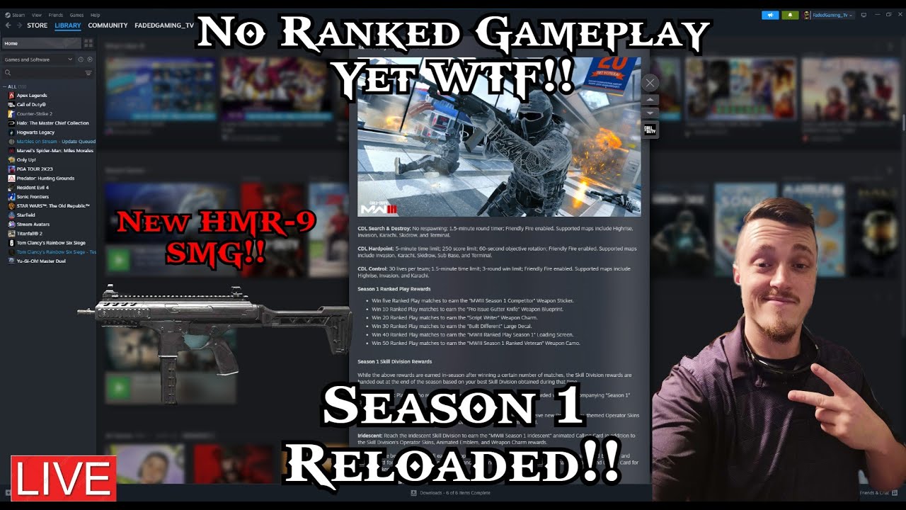 Modern Warfare 3 Season 1 Reloaded!! Multiplayer Gameplay!! | MW3 Live ...