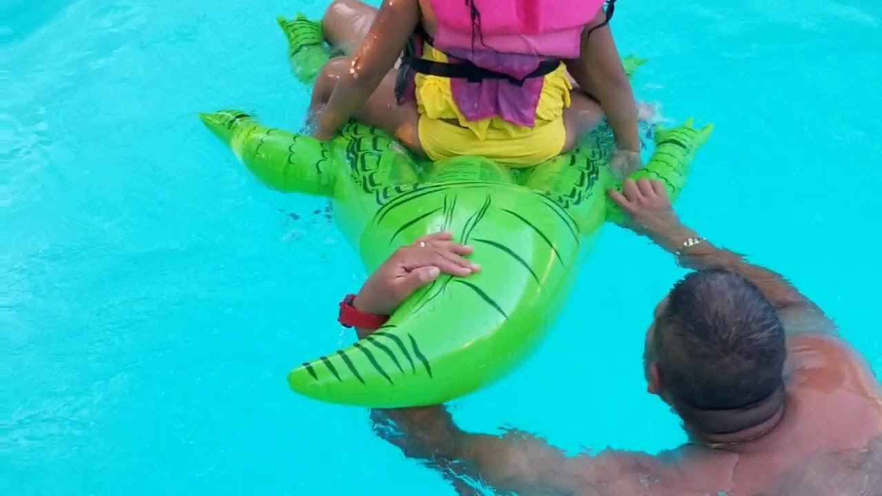 Swimming with friends - YouTube