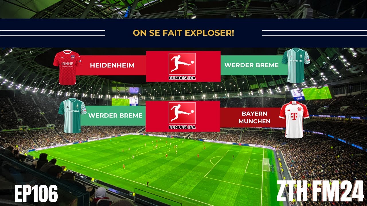 FM24 : Le ZTH (Zéro à Héros) EP106 ON SE FAIT EXPLOSER! Football ...