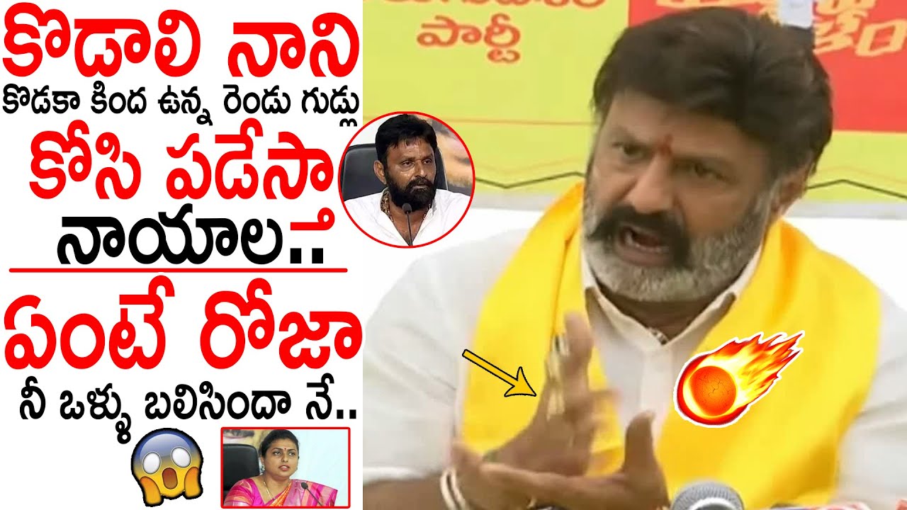 కంట్రోల్ తప్పిన బాలయ్య😱😱 Nandamuri BalaKrishna Mass Warning To Ex ...
