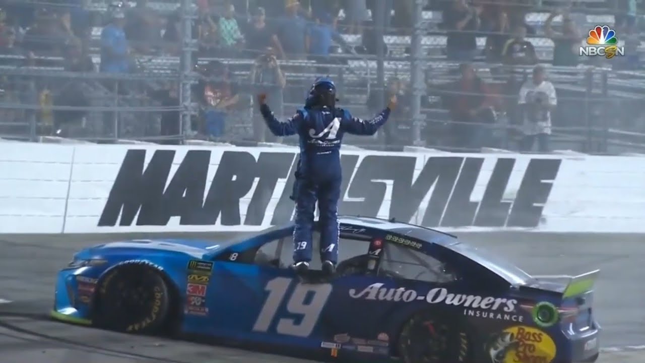 My Reaction Of Martin Truex Winning The 2019 Chase Martinsville Race ...