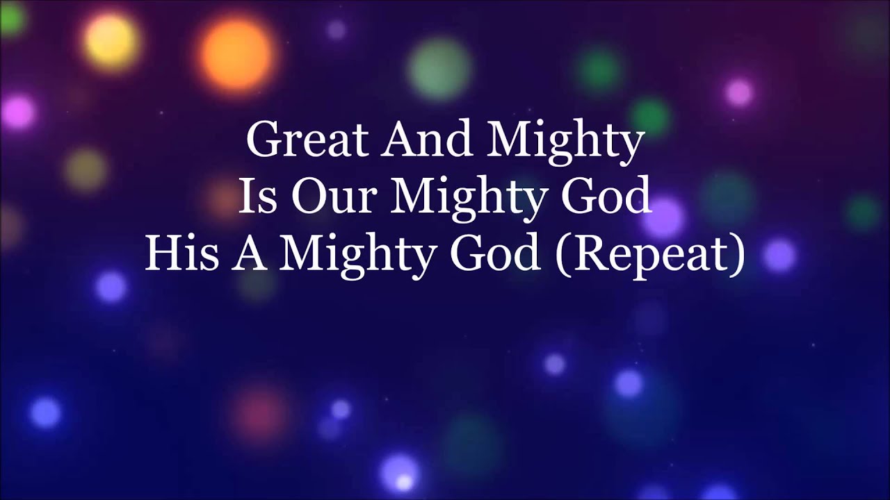 Great And Mighty HD Lyrics Video By Donnie McClurkin - YouTube