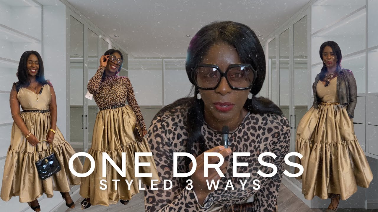 Let’s Style This Dress 3 Ways!! Make the most of your closet!! - YouTube