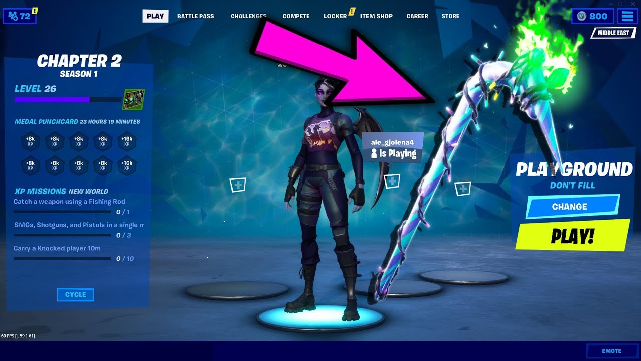 How to get Merry Mint Pickaxe || Fortnite new v-bucks cards (fortnite ...