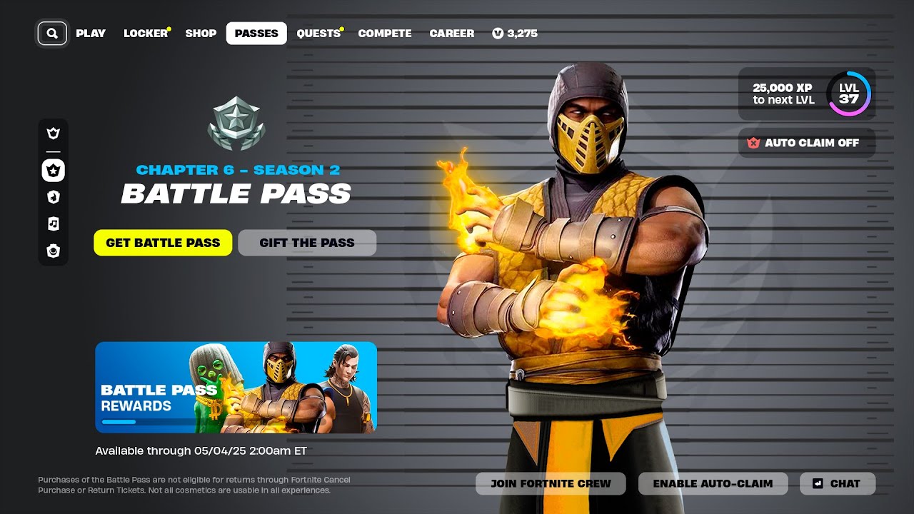 Fortnite CH6 Season 2 BATTLE PASS! (Skins Update, Rewards, Collabs ...