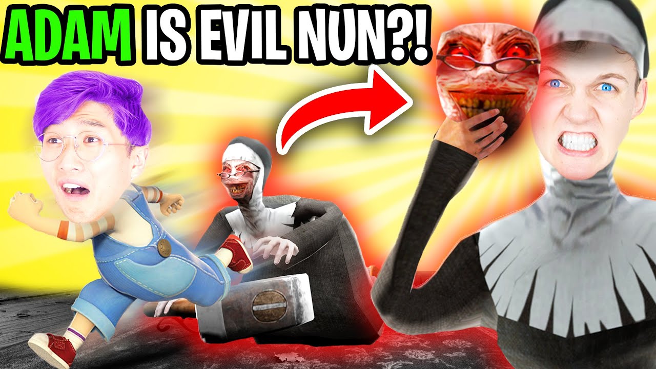 LankyBox Gets SPOOKED By EVIL NUN! (CHILLING APP GAME!) - YouTube