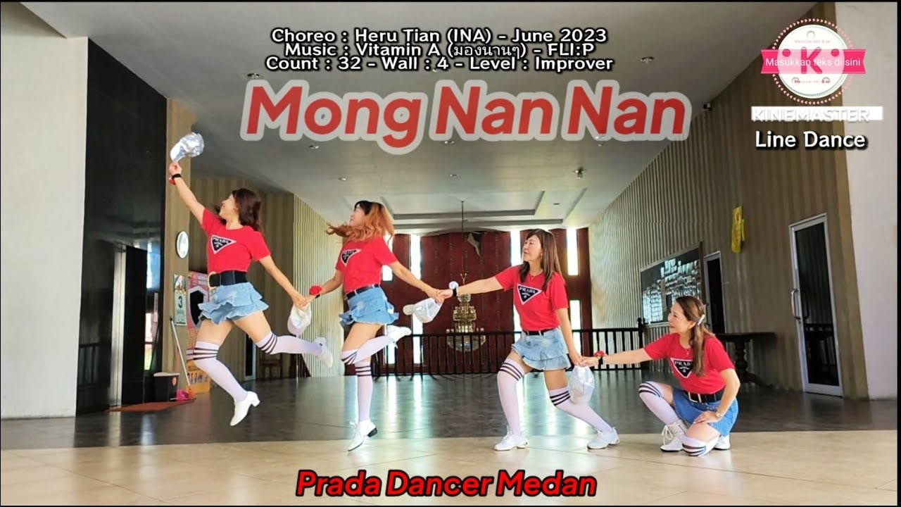 Mong Nan Nan Line Dance - PRADA Dancers Medan - YouTube