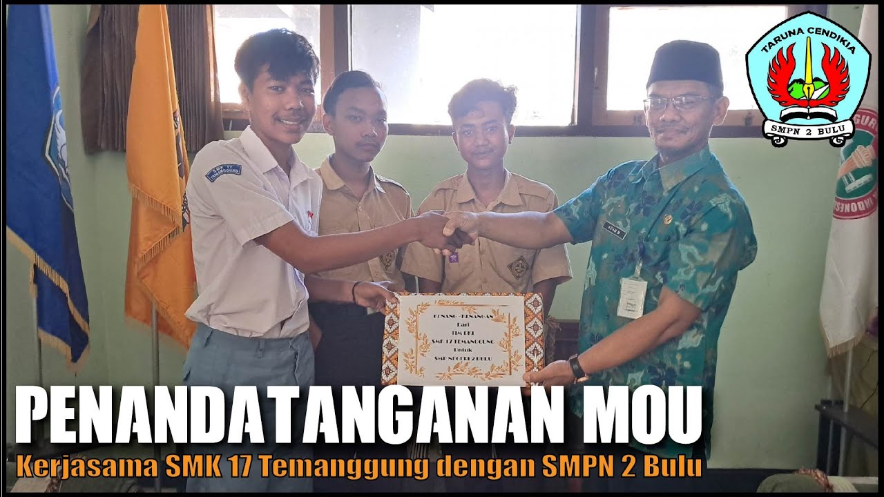 Penandatanganan MOU dengan SMK 17 Temanggung - YouTube
