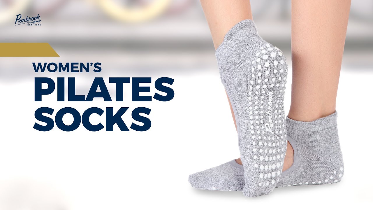 Barre Socks with Grips for Women | Non-Slip Pure Barre Socks | Sticky ...