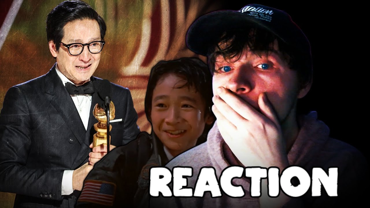 KEY HUY QUAN WINS THE GOLDEN GLOBE REACTION ! | "This made me cry ...
