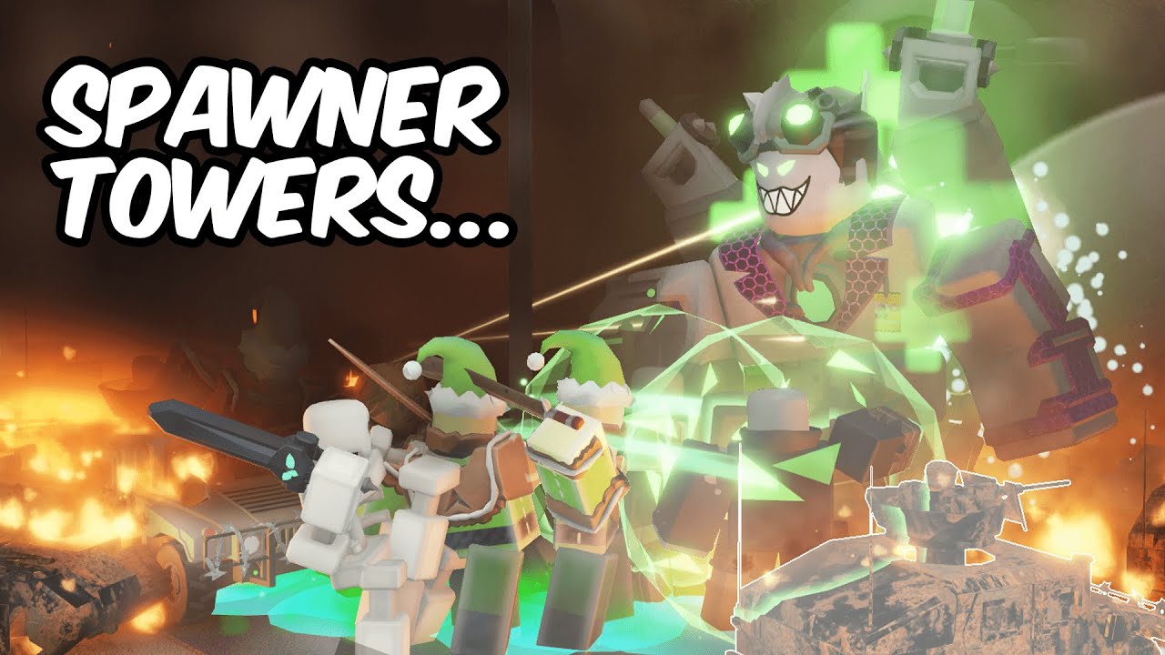 SPAWNER TOWERS VS PATIENT ZERO | Tower Defense Simulator | ROBLOX - YouTube