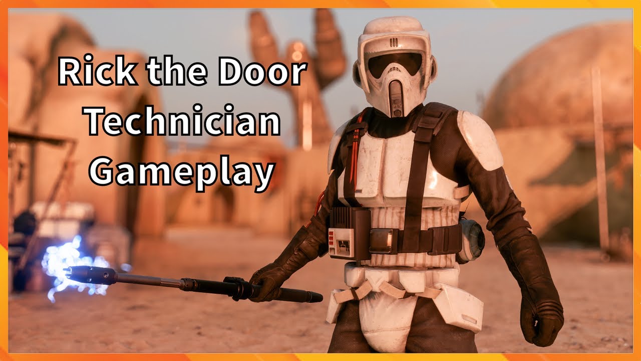 Rick the Door Technician Gameplay Star Wars Battlefront 2 - YouTube