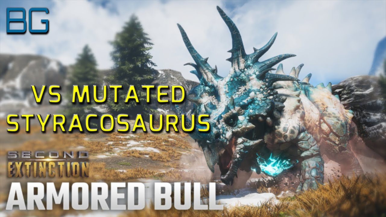 Rosy vs Armored Bull and a Regular Bull aka Mutated Styracosaurus ...