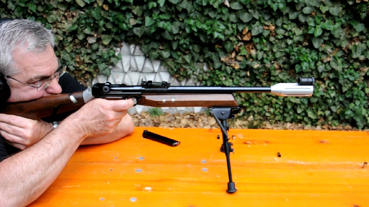 Luger Competition Rifle - YouTube