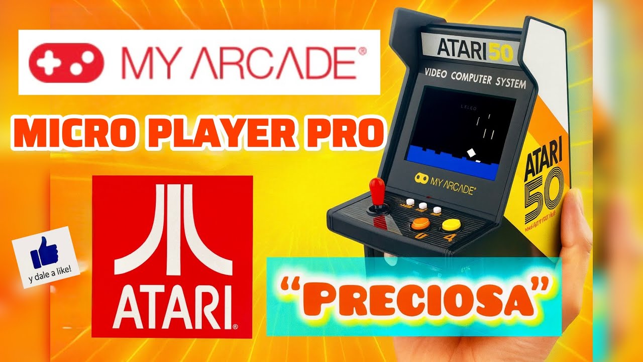 My Arcade Micro Player Por Atari “PRECIOSA”, Unboxing y Review - YouTube