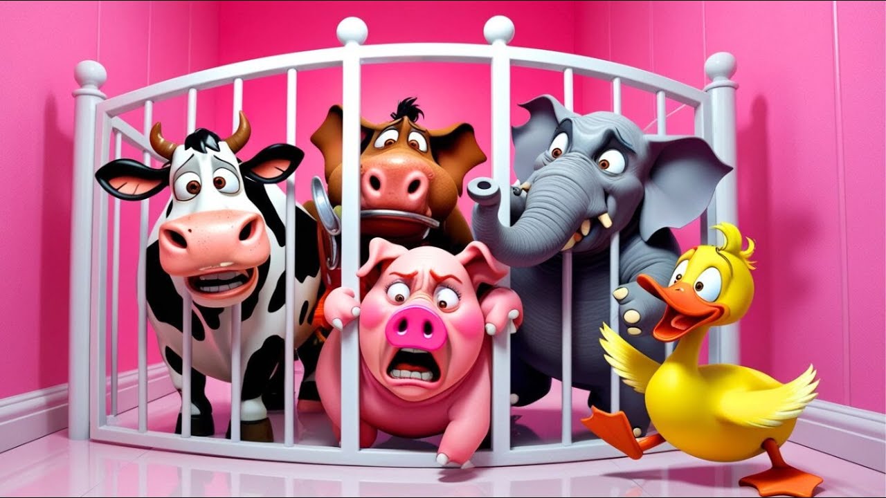 Baby Rescues Animals on the Farm | Old MacDonald Song for Kids - YouTube