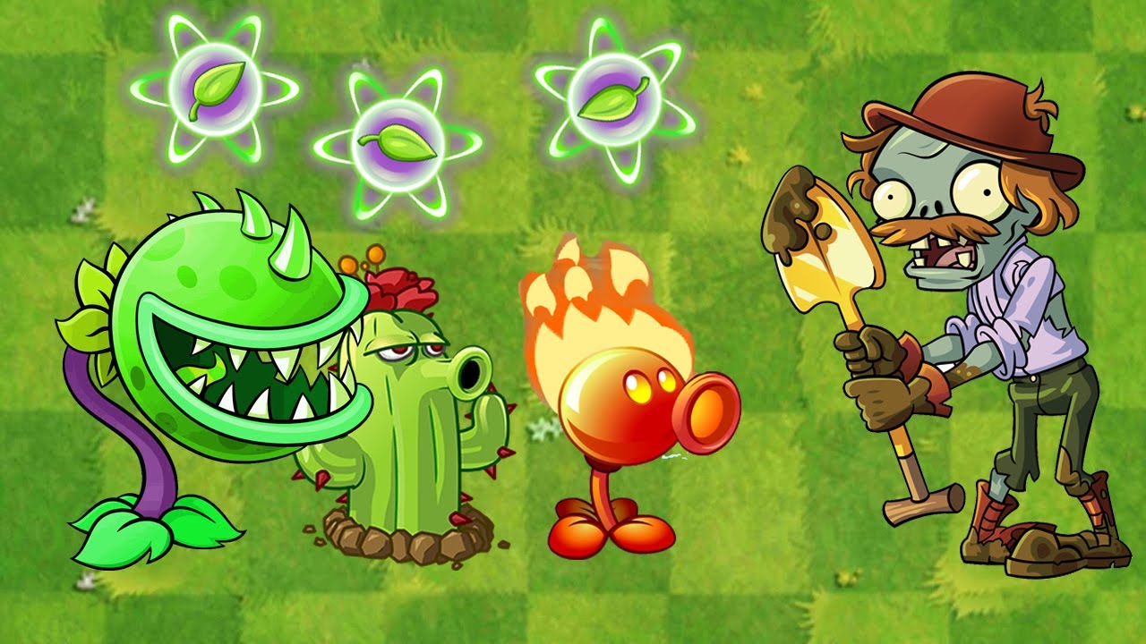 Plants vs Zombies 2 Every Plants Power UP VS Excavator Zombie - YouTube