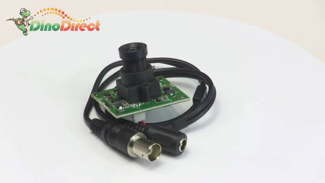 1/4" SHARP CCD 420TVL 1.0 Lux Camera Main Board 38 x 38 mm DHD-10 - YouTube