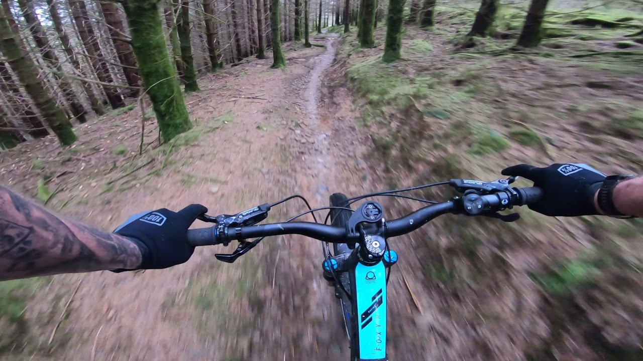 Afan argoed, Deadwood section of Skyline trail. - YouTube