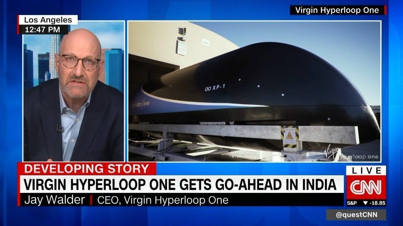 Virgin Hyperloop One gets go-ahead in India - YouTube