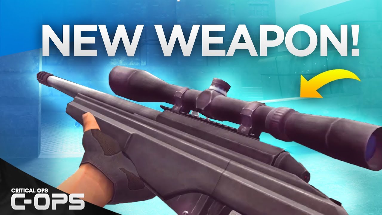 NEW WEAPON IN CRITICAL OPS! C-OPS TRG-22 Sniper Rifle + Gameplay - YouTube