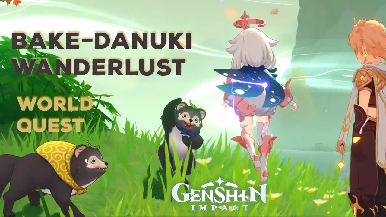 Bake Danuki Wanderlust || World Quest || Genshin Impact 2.8 - YouTube