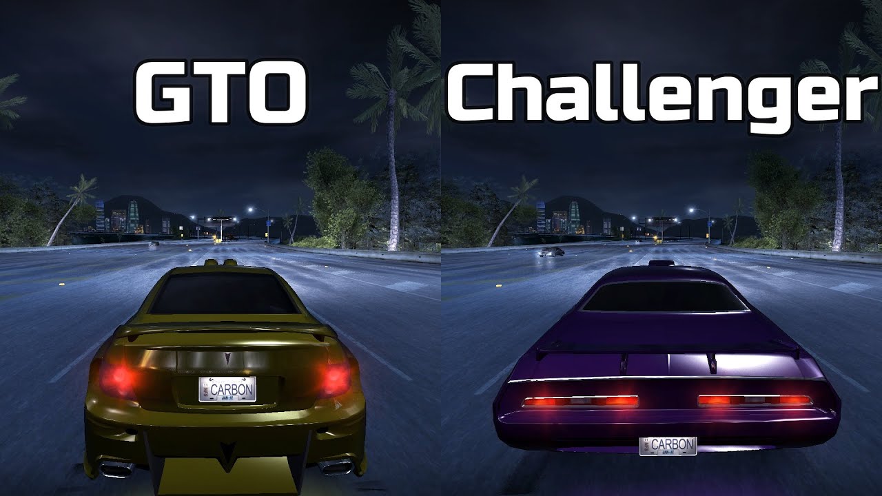 Pontiac GTO vs Dodge Challenger - Need for Speed Carbon (Drag Race ...