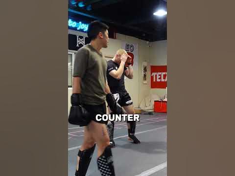 high kick counter #kickboxing #k1 - YouTube